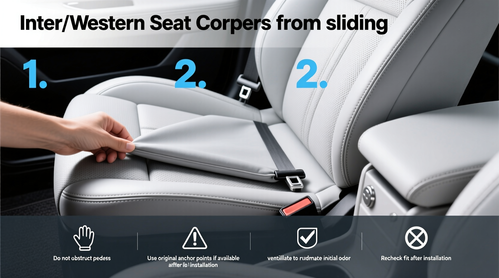 How to Keep Seat Covers from Sliding on Leather Seats: Buying Guide