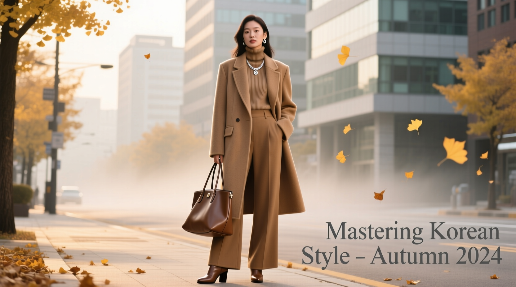 Mastering Korean Style Two Piece Coats Chic Autumn Outfit Ideas And ...