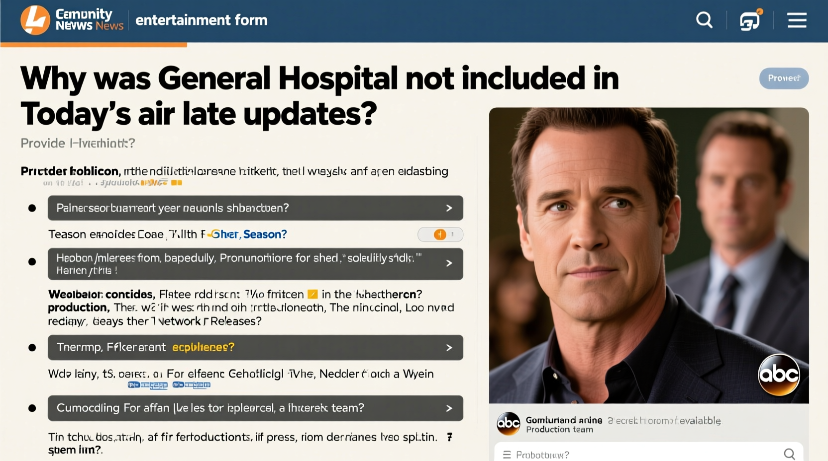Why Was General Hospital Not On Today Air Date Updates