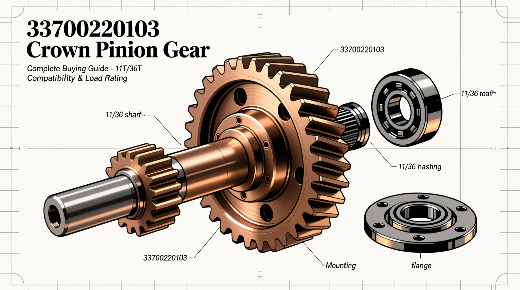 How to Choose the Right Crown Pinion Tractor 11 36 Tooth 33700220103