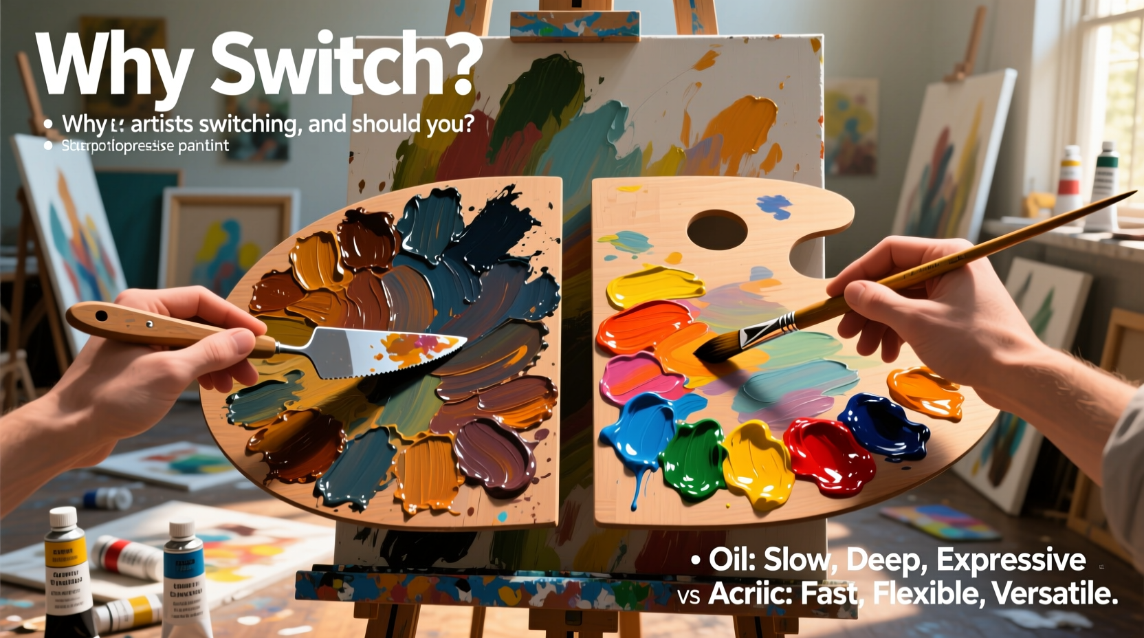 Oil Vs Acrylic Paint Why Are Artists Switching And Should You