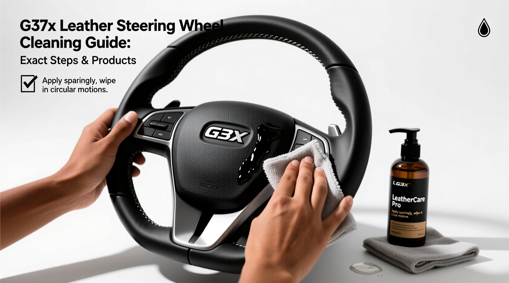 G37x Leather Steering Wheel Cleaning Guide: Exact Steps & Products