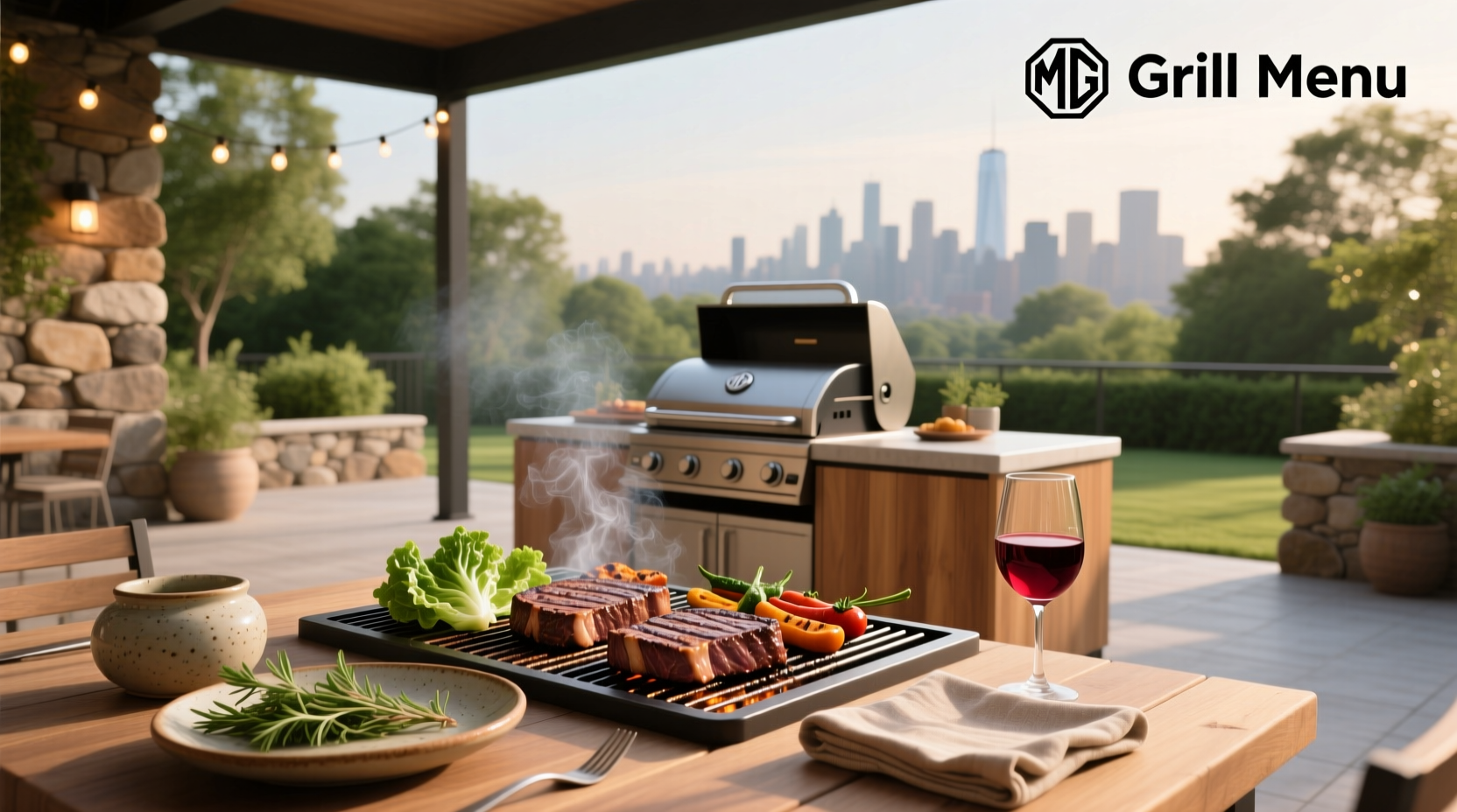 What Is on the MG Grill Menu in Beeville, TX?