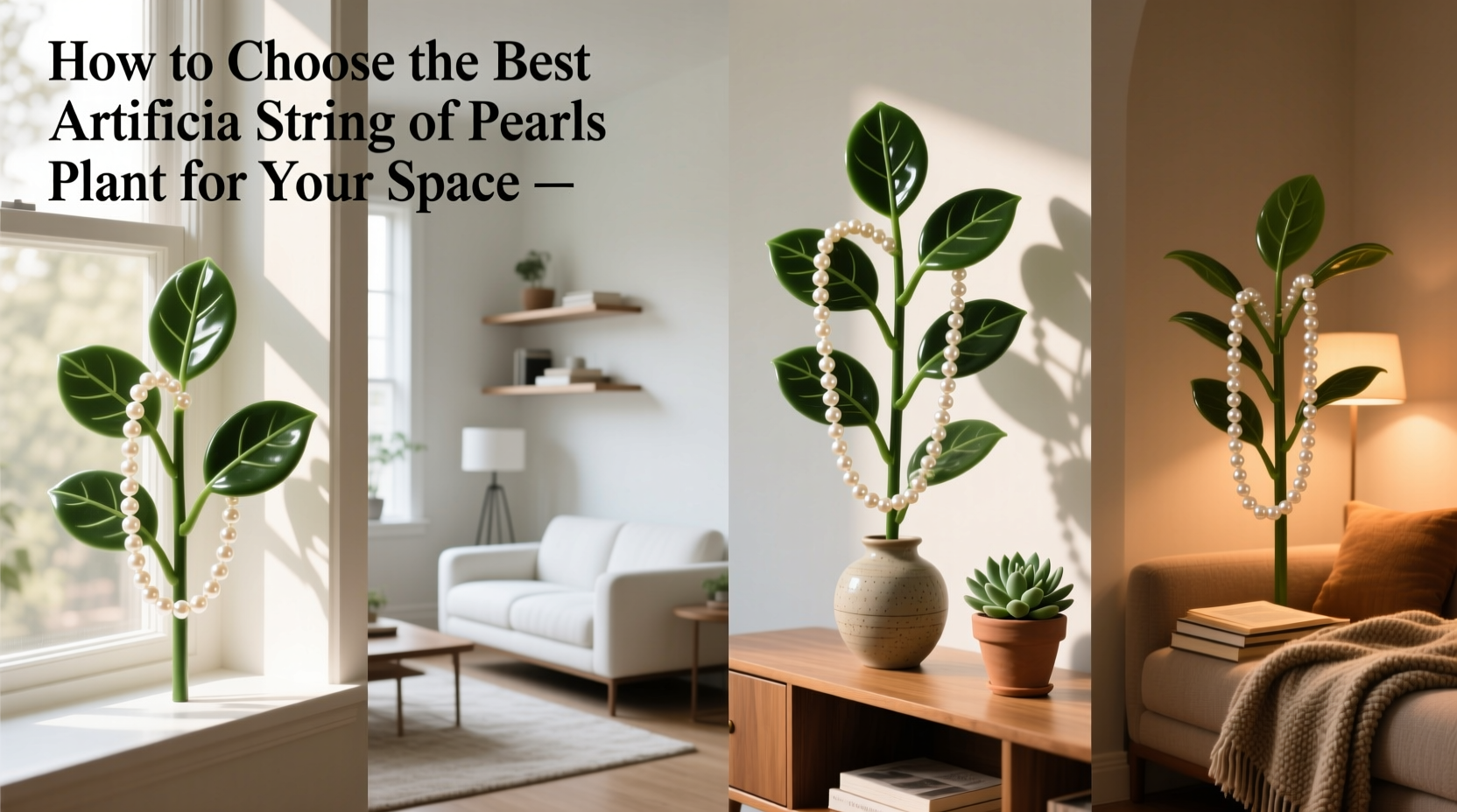 How to Choose the Best Artificial String of Pearls Plant for Your Space