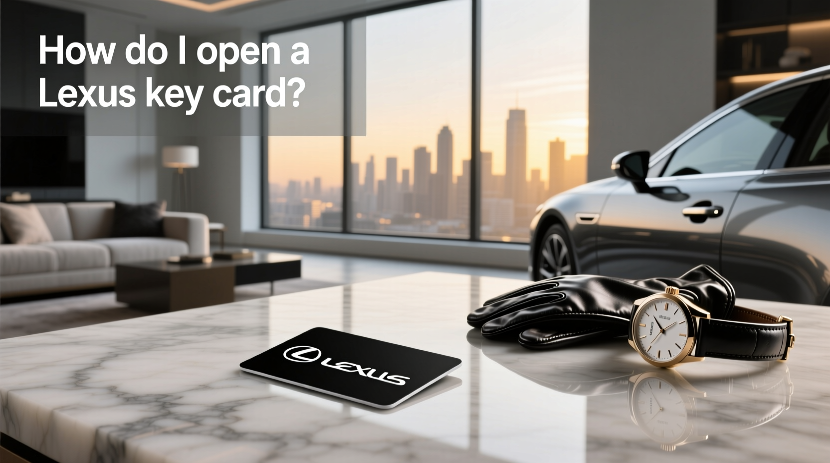 How to Choose Lexus Key Card, How Do I Open a Lexus Key Card?