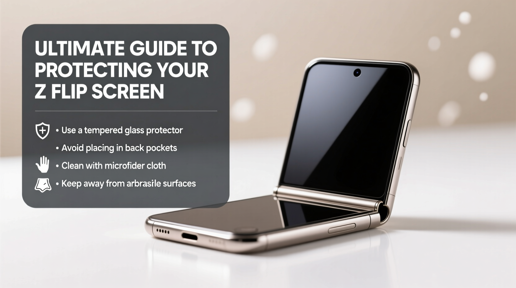 Ultimate Guide To Protecting Your Z Flip Screen From Scratches And Damage