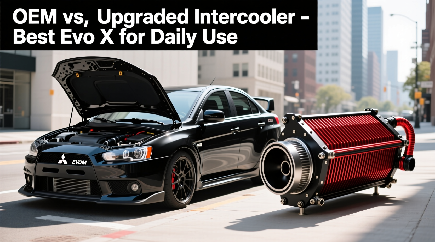 Best Evo X Intercooler for Daily Use: OEM vs. Upgraded Options