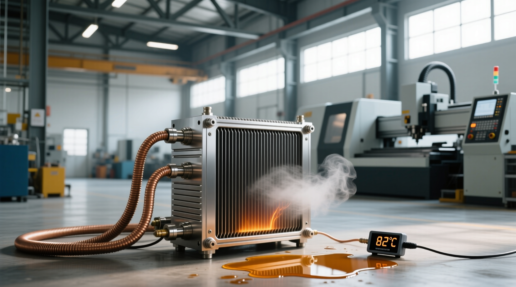 CNC Machine Oil Cooler Radiator: How to Choose & Symptoms of Failure