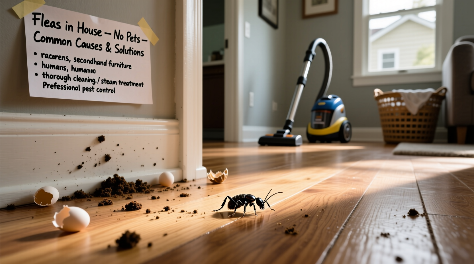 Fleas In The House But No Pets Common Causes What To Do