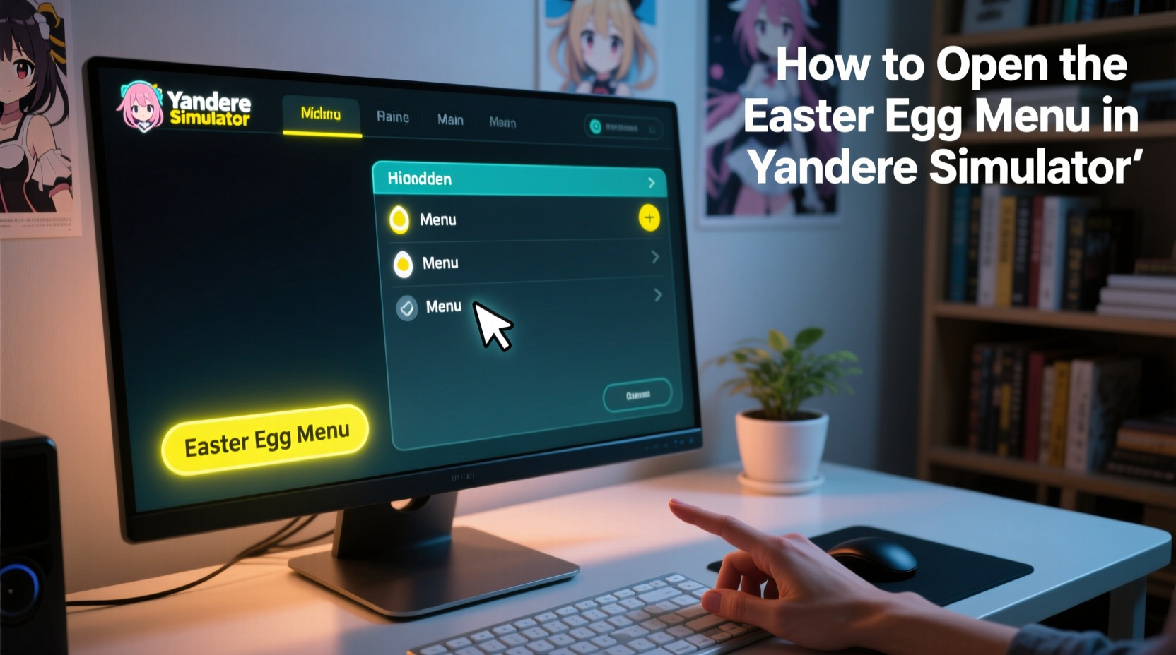 How to Open the Easter Egg Menu in Yandere Simulator