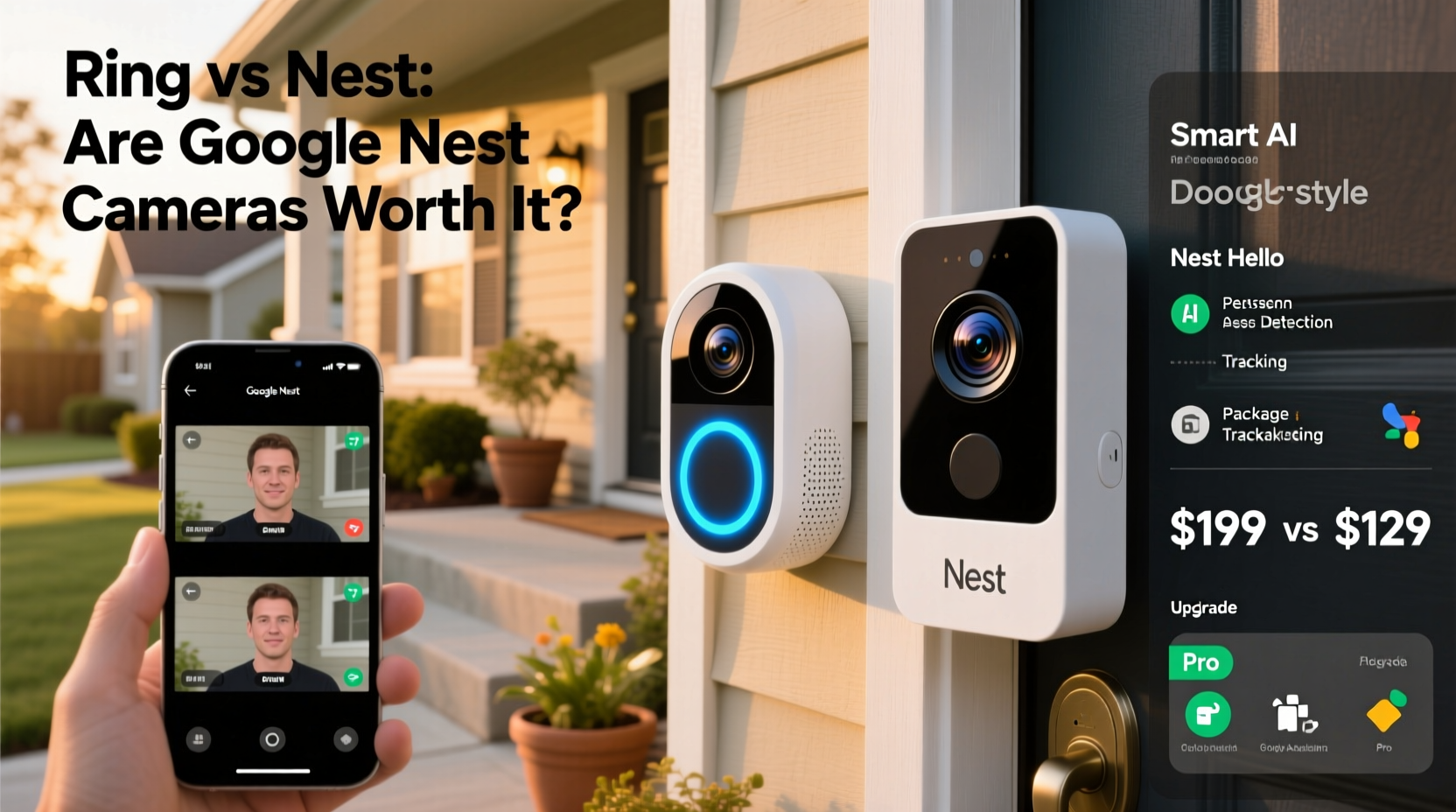 Ring Vs Nest Doorbell Are Googles Nest Cameras Really Worth The Extra Money