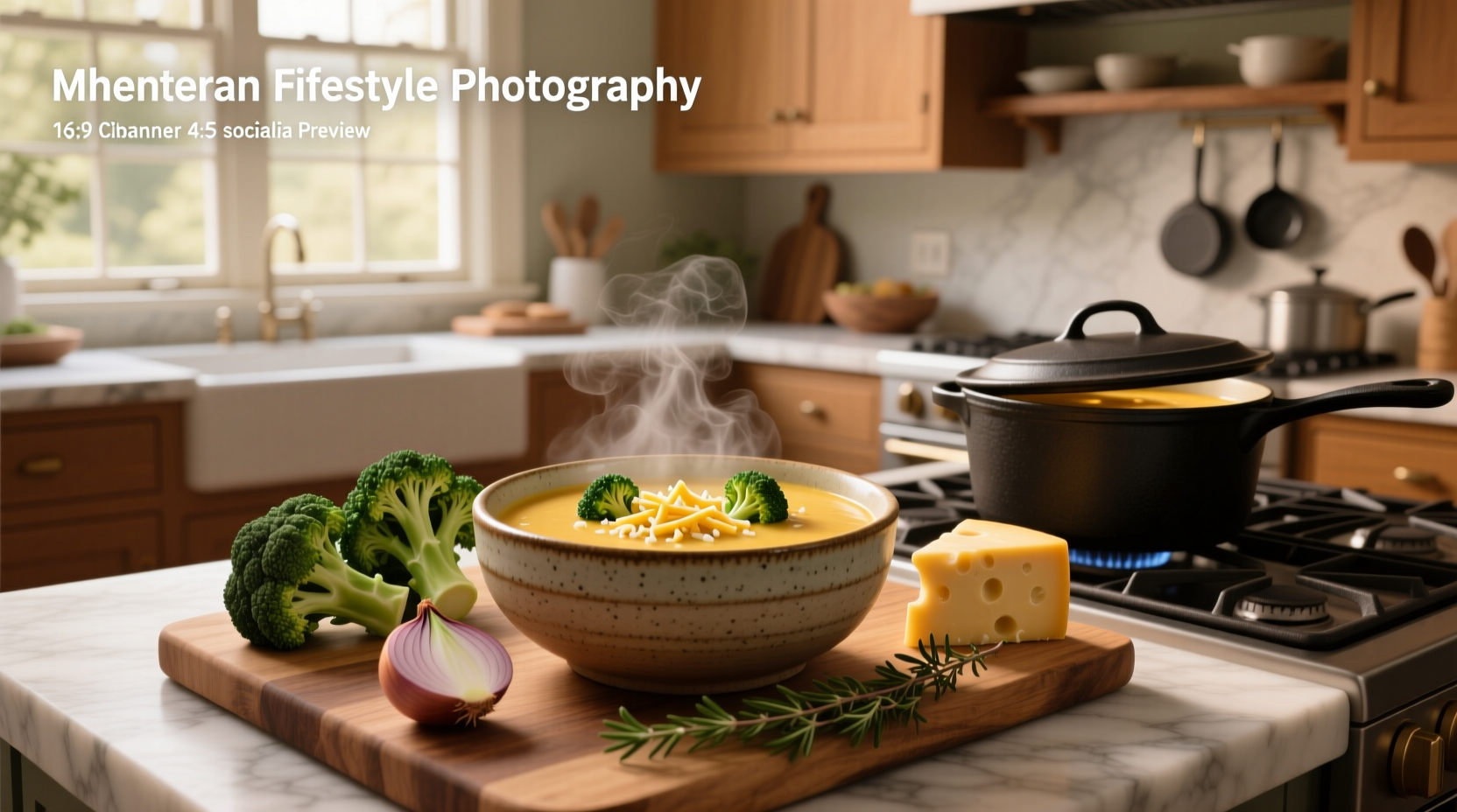 How to Make a Healthy Cheddar Broccoli Soup Recipe