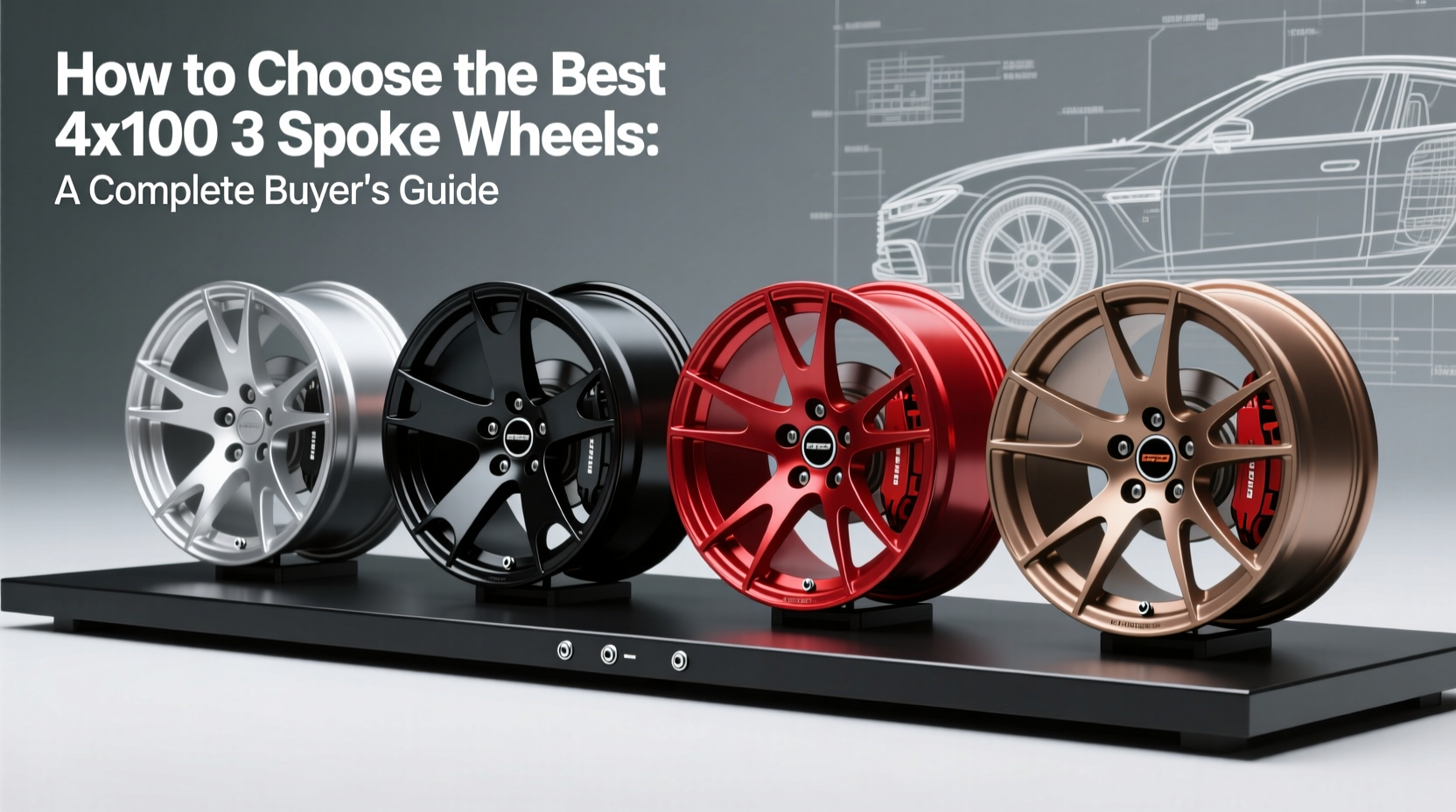 How to Choose the Best 4x100 3 Spoke Wheels: A Complete Buyer's Guide