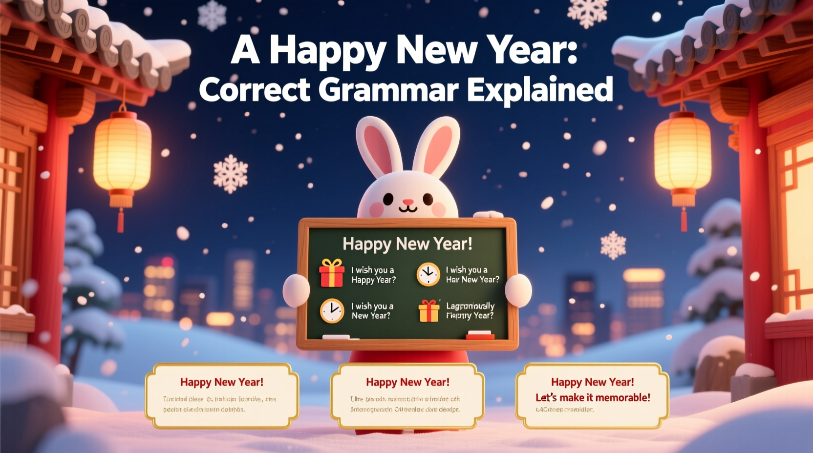 A Happy New Year: Correct Grammar Explained
