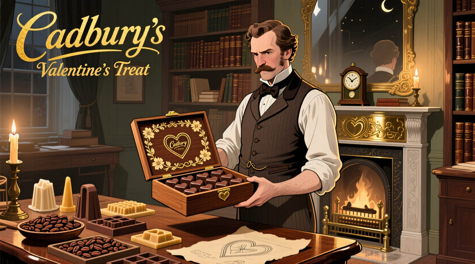 Richard Cadbury Invented the First Valentine's Chocolate Box