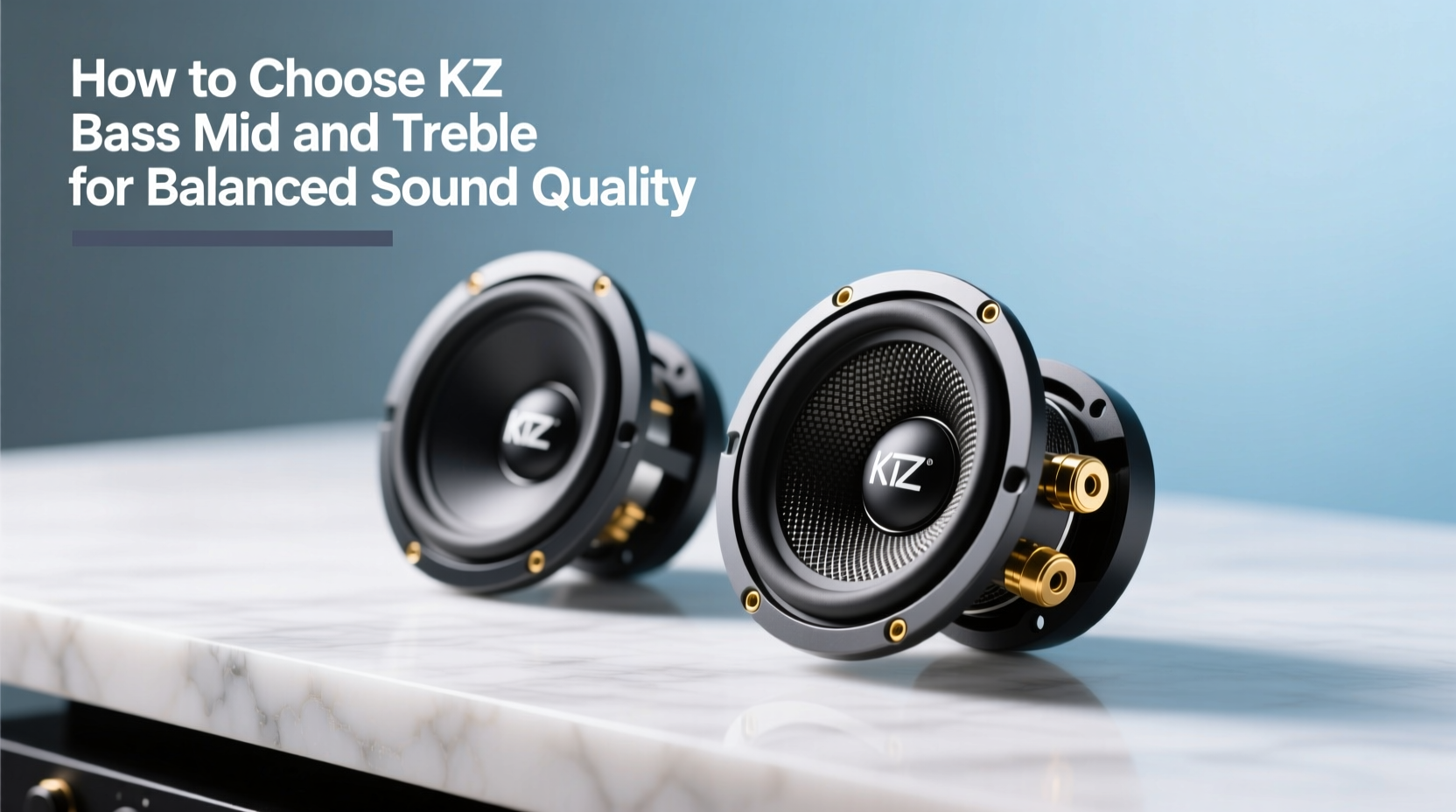 How to Choose KZ Bass Mid and Treble for Balanced Sound Quality