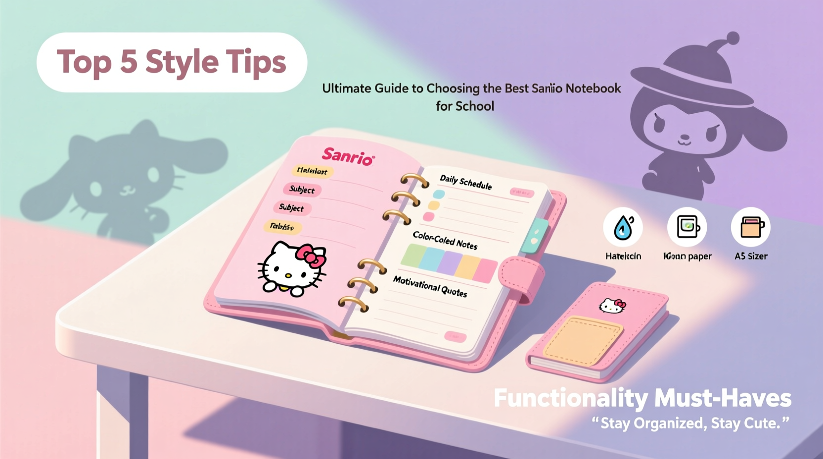 Ultimate Guide To Choosing The Best Sanrio Notebook For School Tips For ...