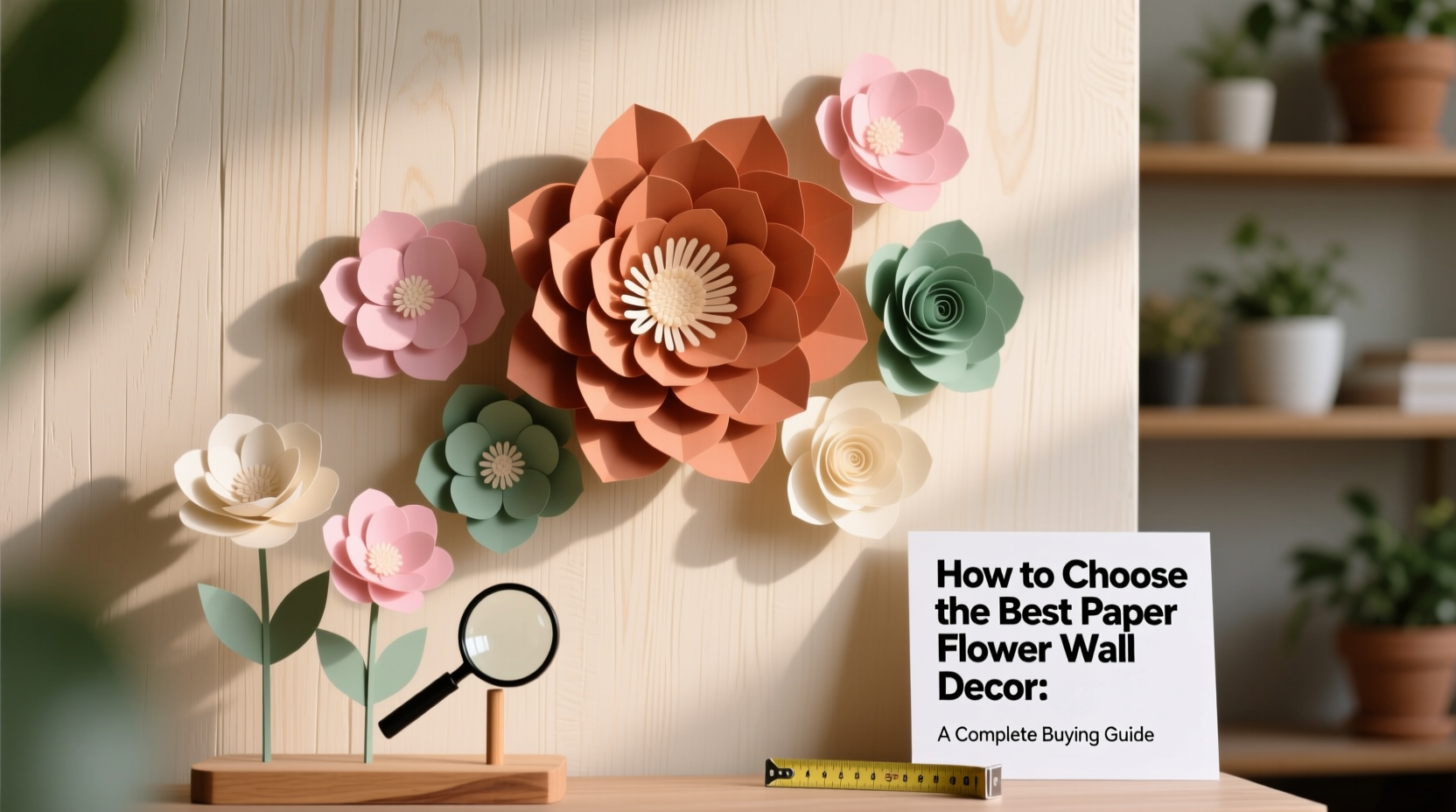 How to Choose the Best Paper Flower Wall Decor: A Complete Buying Guide