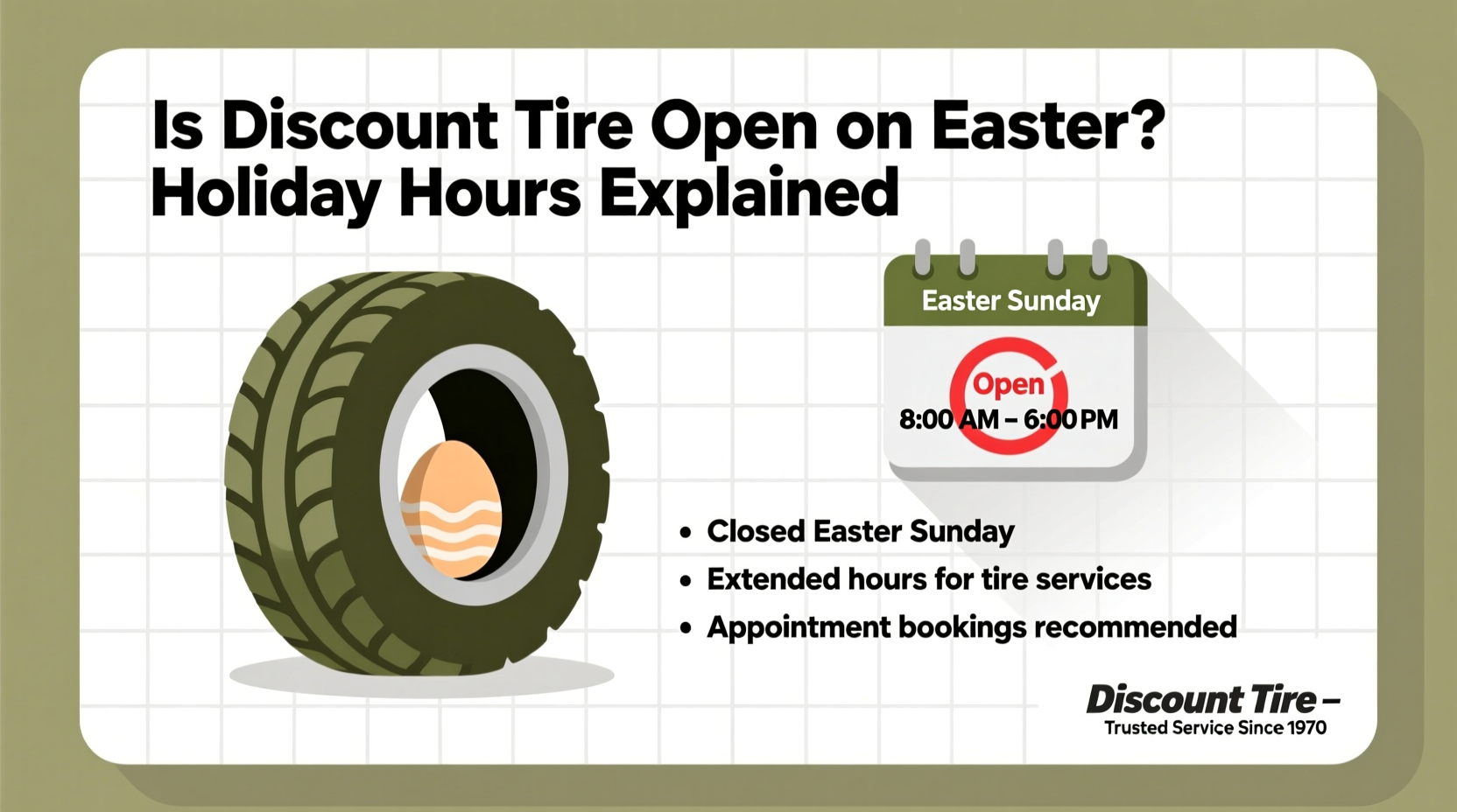 Is Discount Tire Open on Easter? Holiday Hours Explained