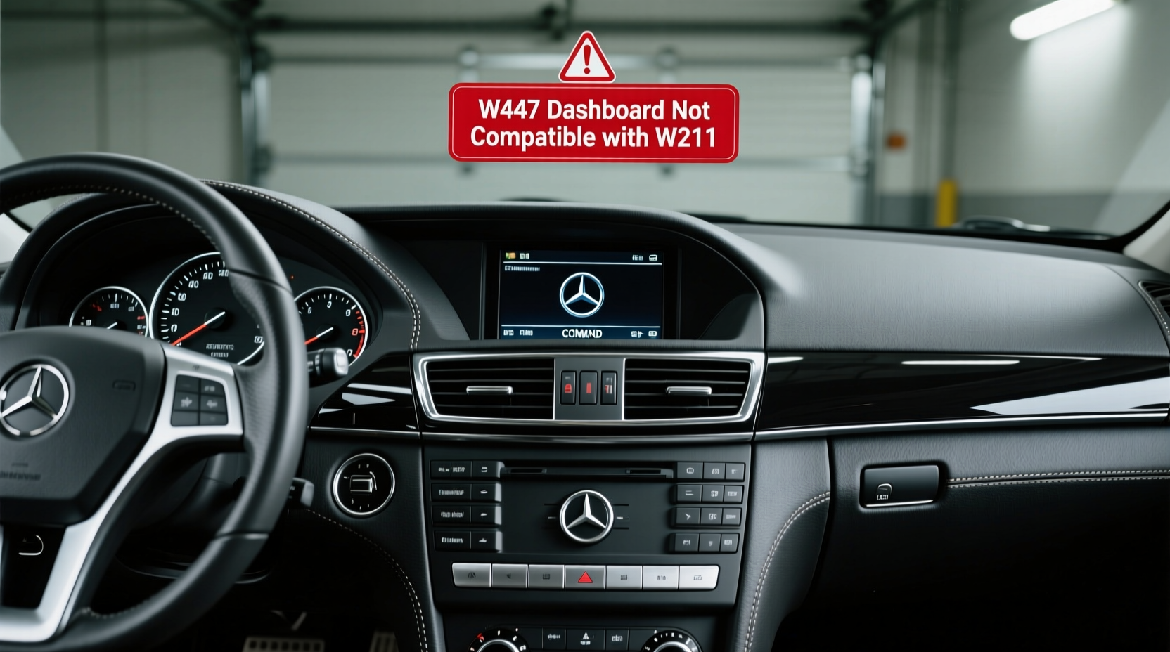 W447 Dashboard Is Not Compatible with W211 Mercedes-Benz