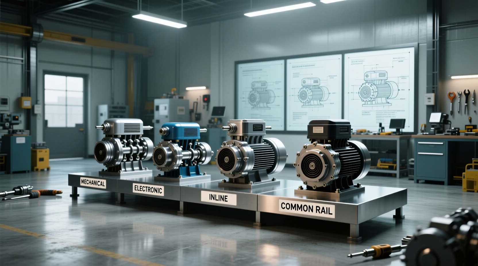 What Are the Main Types of Fuel Injection Pumps in Diesel Engines?