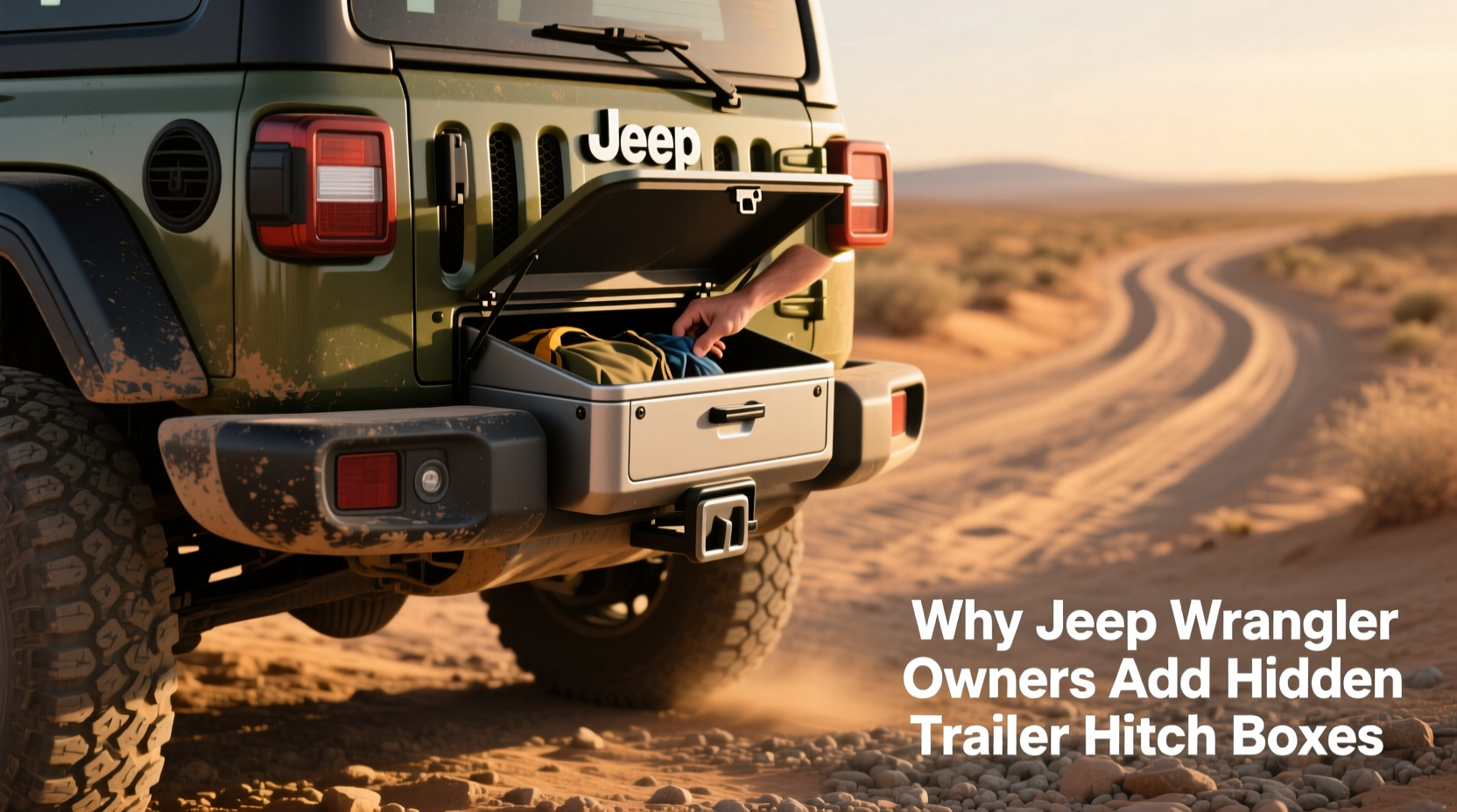 Why Jeep Wrangler Owners Add Hidden Trailer Hitch Boxes