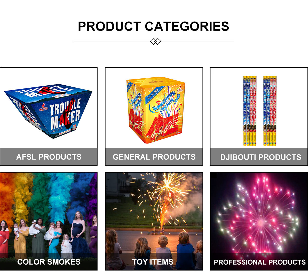 Liuyang Mandarin Fireworks Co., Ltd. - fireworks, color smoke fireworks