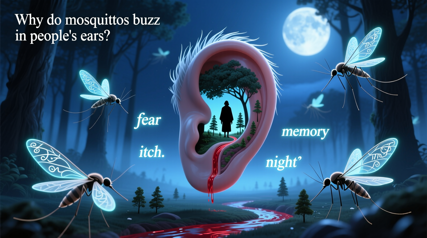 Why Do Mosquitoes Buzz In Peoples Ears Story Meaning