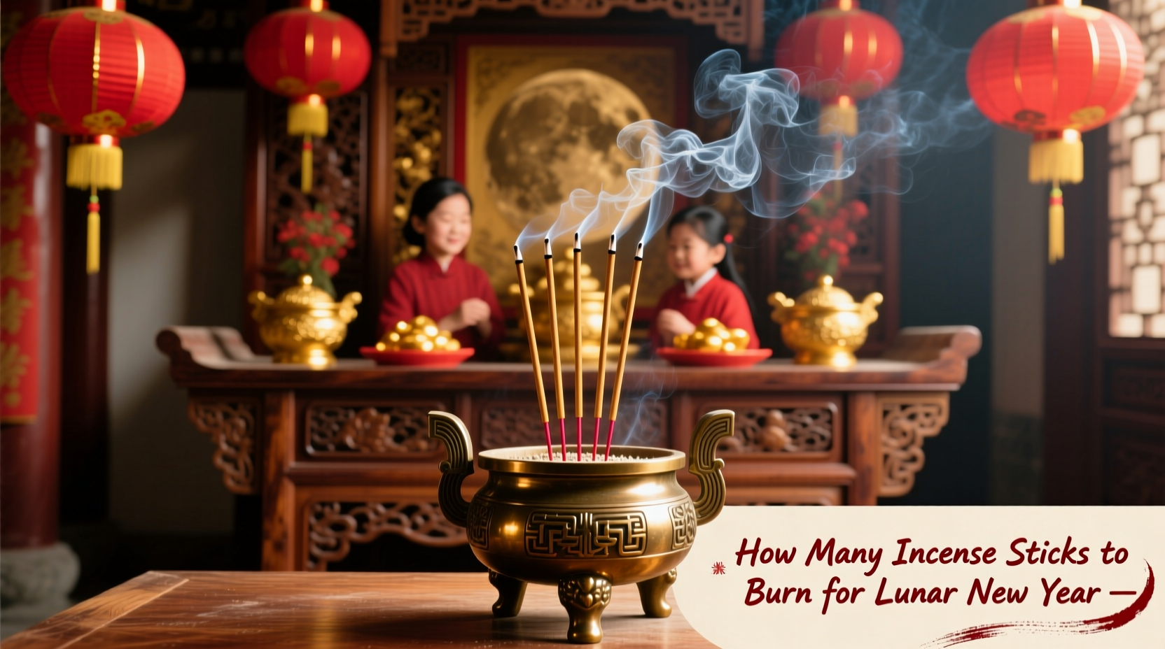How Many Incense Sticks to Burn for Chinese New Year