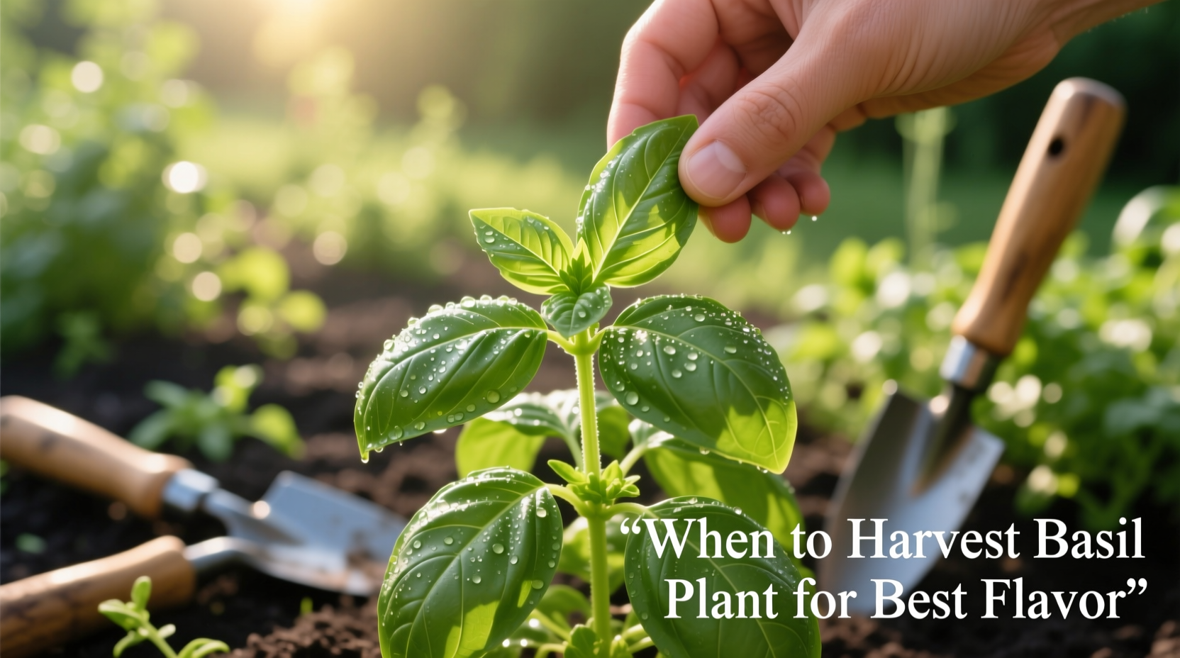 When to Harvest Basil Plant for Best Flavor