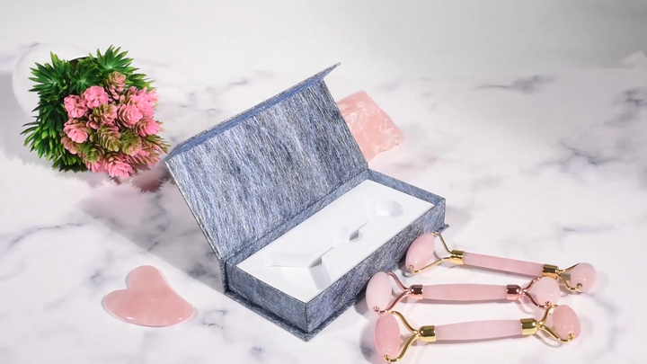 Wholesale Natural Face Lifting Roller Guasha Massager Green Gua Sha ...