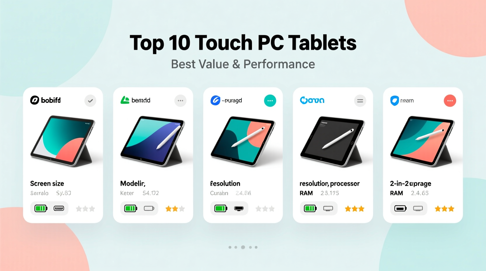 Top 10 Best Touch Pc Tablets Offering Great Value And Performance