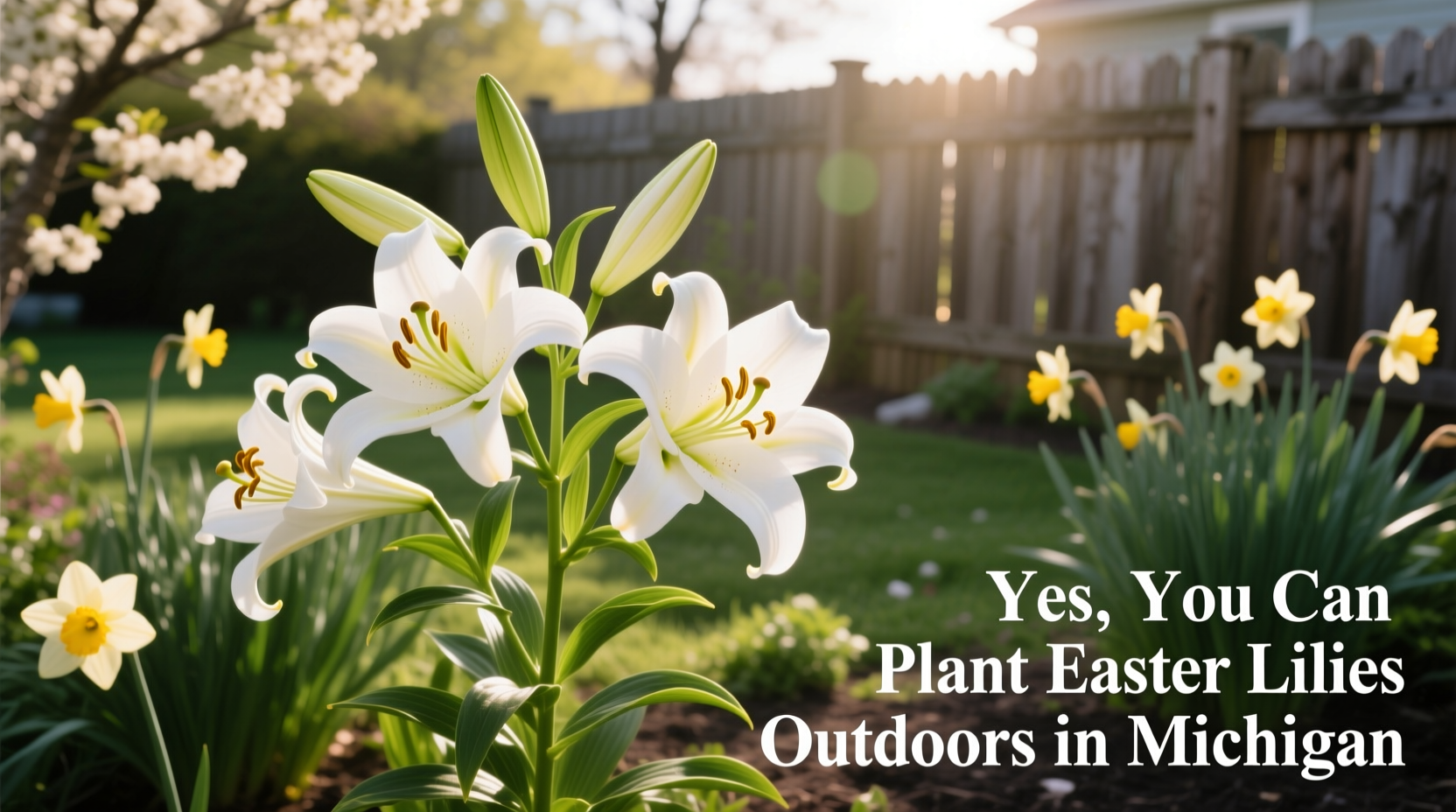 Yes, You Can Plant Easter Lilies Outdoors in Michigan