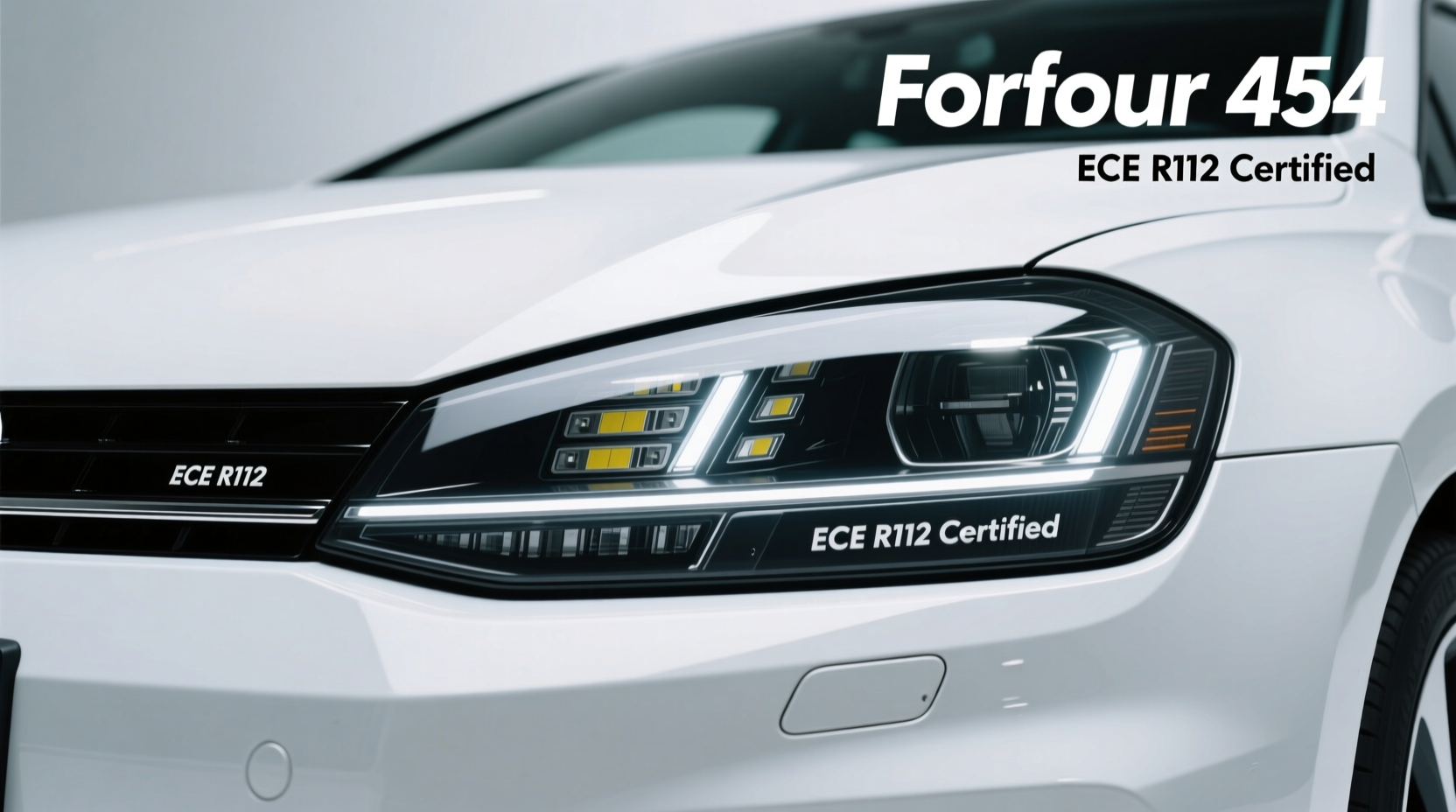 Forfour 454 LED Lights Must Be ECE R112-Certified in EU