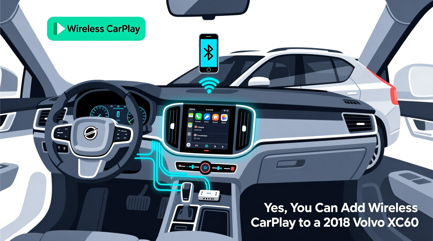 Yes, You Can Add Wireless CarPlay to a 2018 Volvo XC60