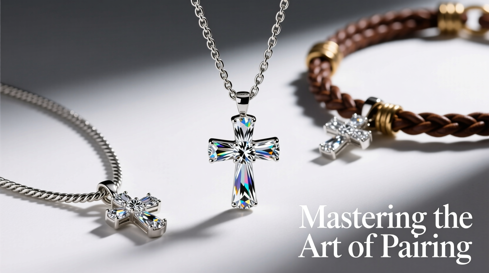 Mastering The Art Of Pairing Moissanite Cross Pendants With Various Chain Styles For Every Occasion