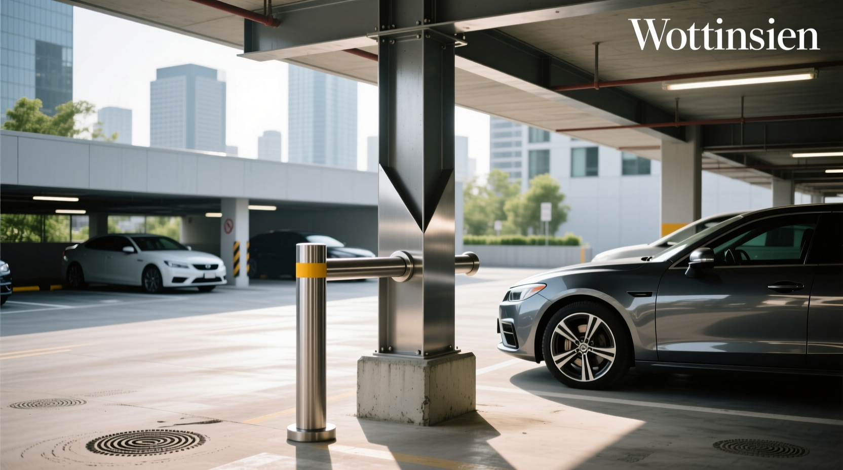 How to Choose Parking Pole Steel Structure for Car Parking, Do Parking ...