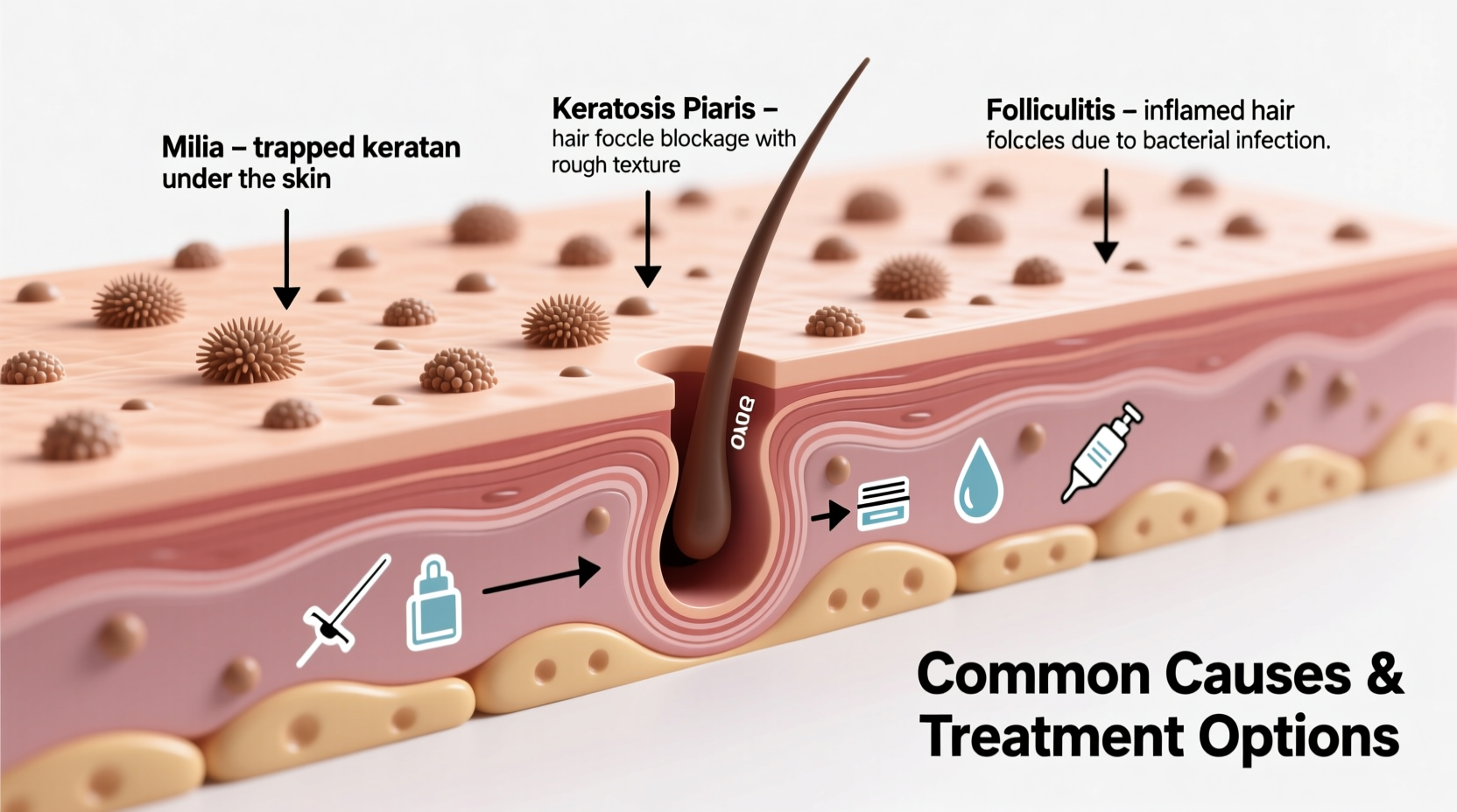 Small Bumps On Body Common Causes And Treatment Options