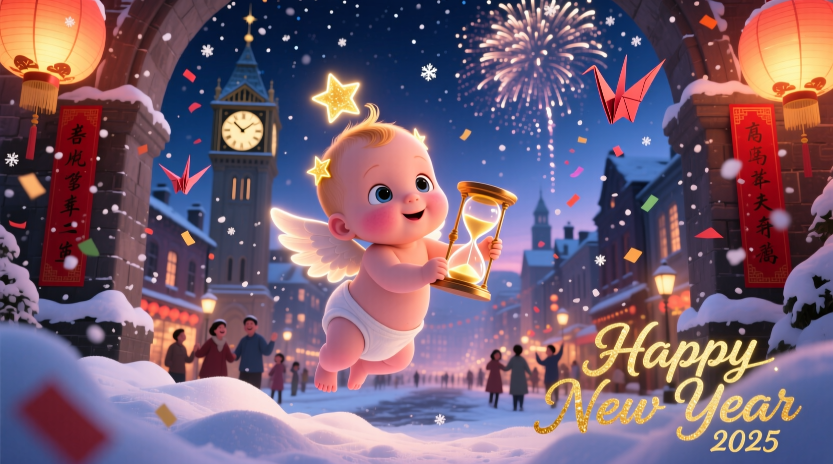 Baby New Year Arrives on January 1st Annually