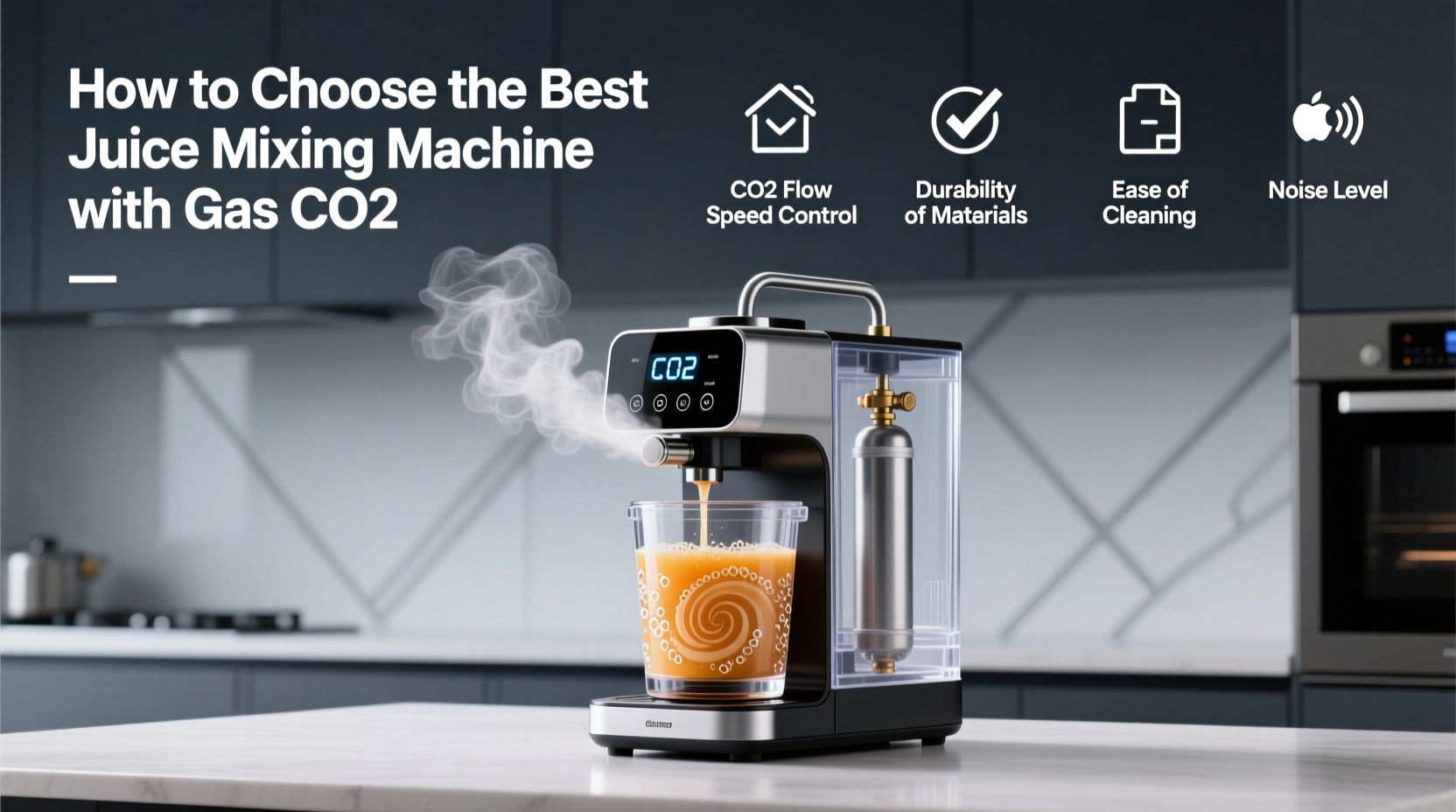 How to Choose the Best Juice Mixing Machine with Gas CO2