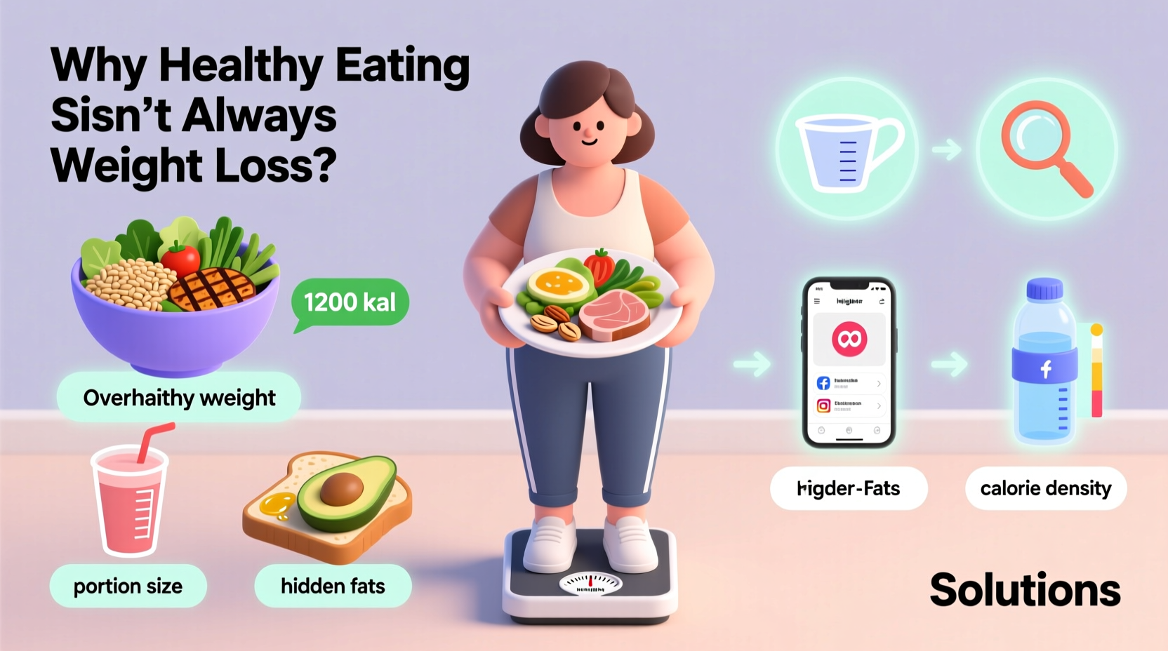 Healthy Eating But Gaining Weight Common Causes Solutions