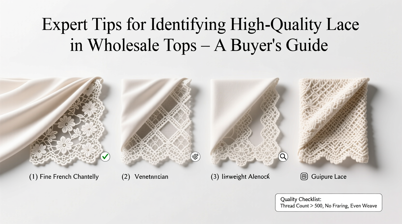 Expert Tips For Identifying High Quality Lace In Wholesale Tops A ...