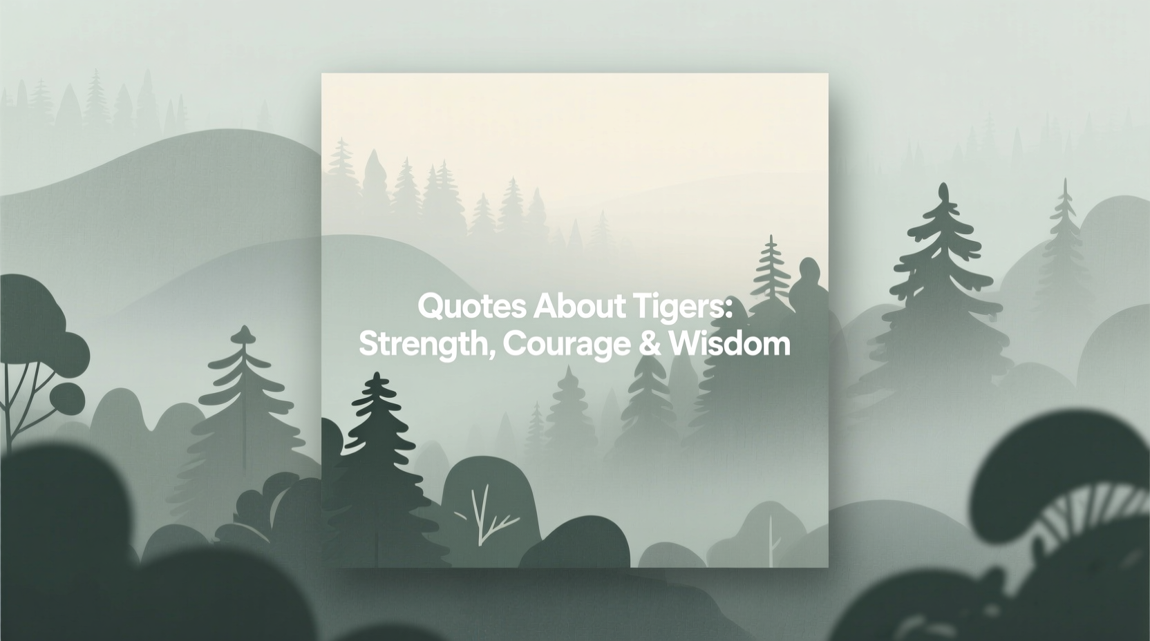 Quotes About Tigers: Strength, Courage & Wisdom