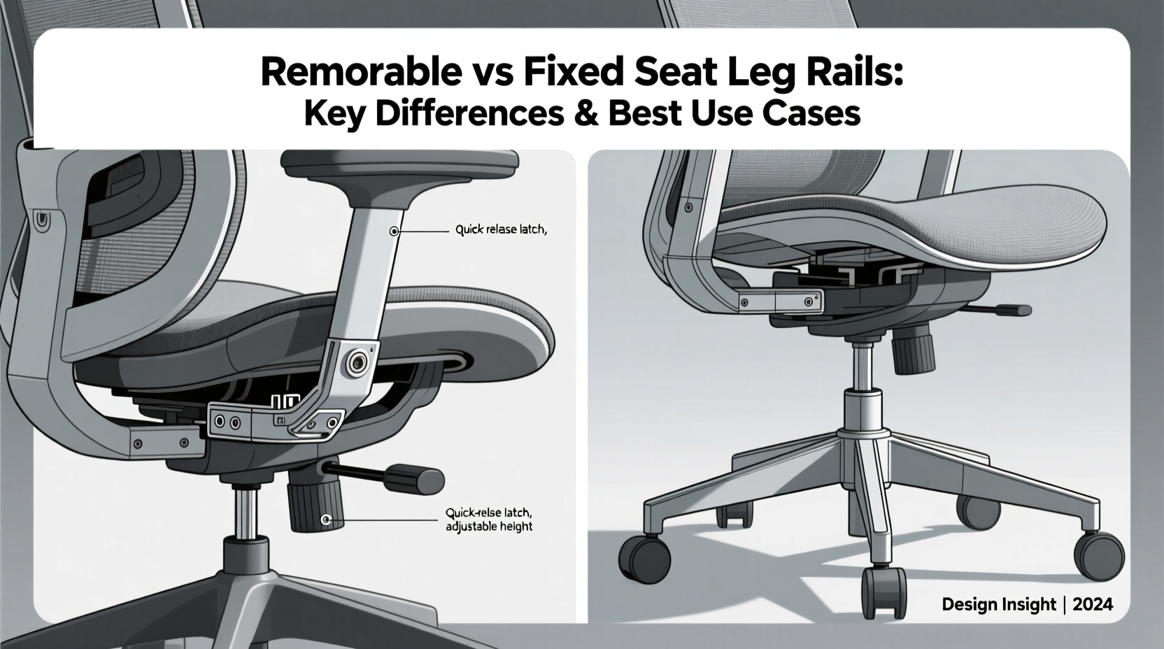 Removable vs Fixed Seat Leg Rails: Key Differences & Best Use Cases