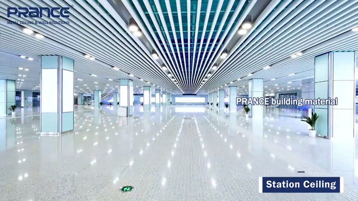 Modern Artistic Ceiling Design - Metal Square Tube System