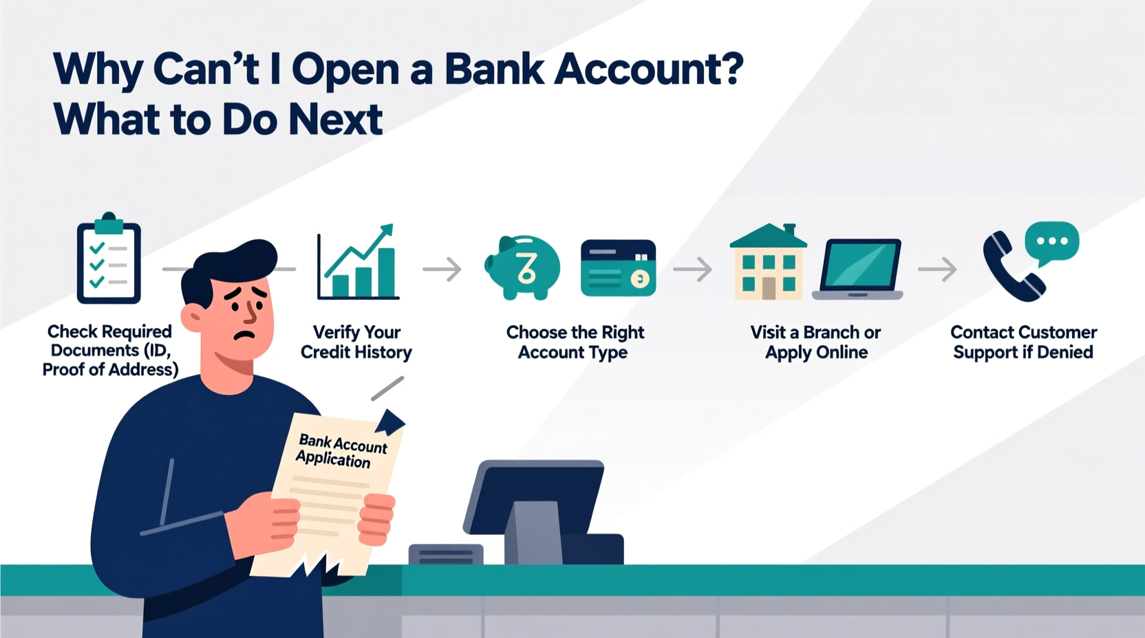 Cant Open A Bank Account Reasons What To Do Next