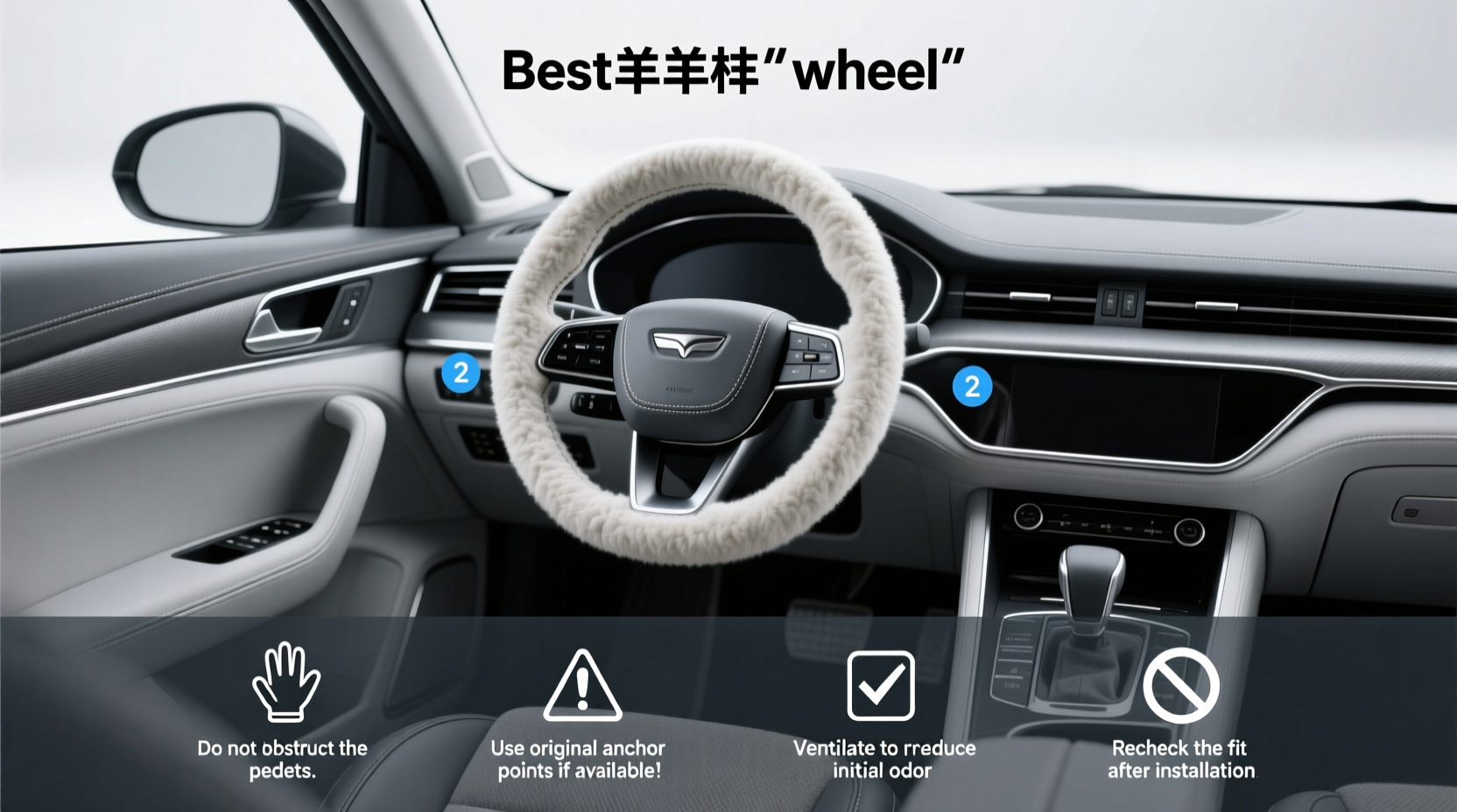 How to Choose Best Sheepskin Steering Wheel Covers: Buying Guide
