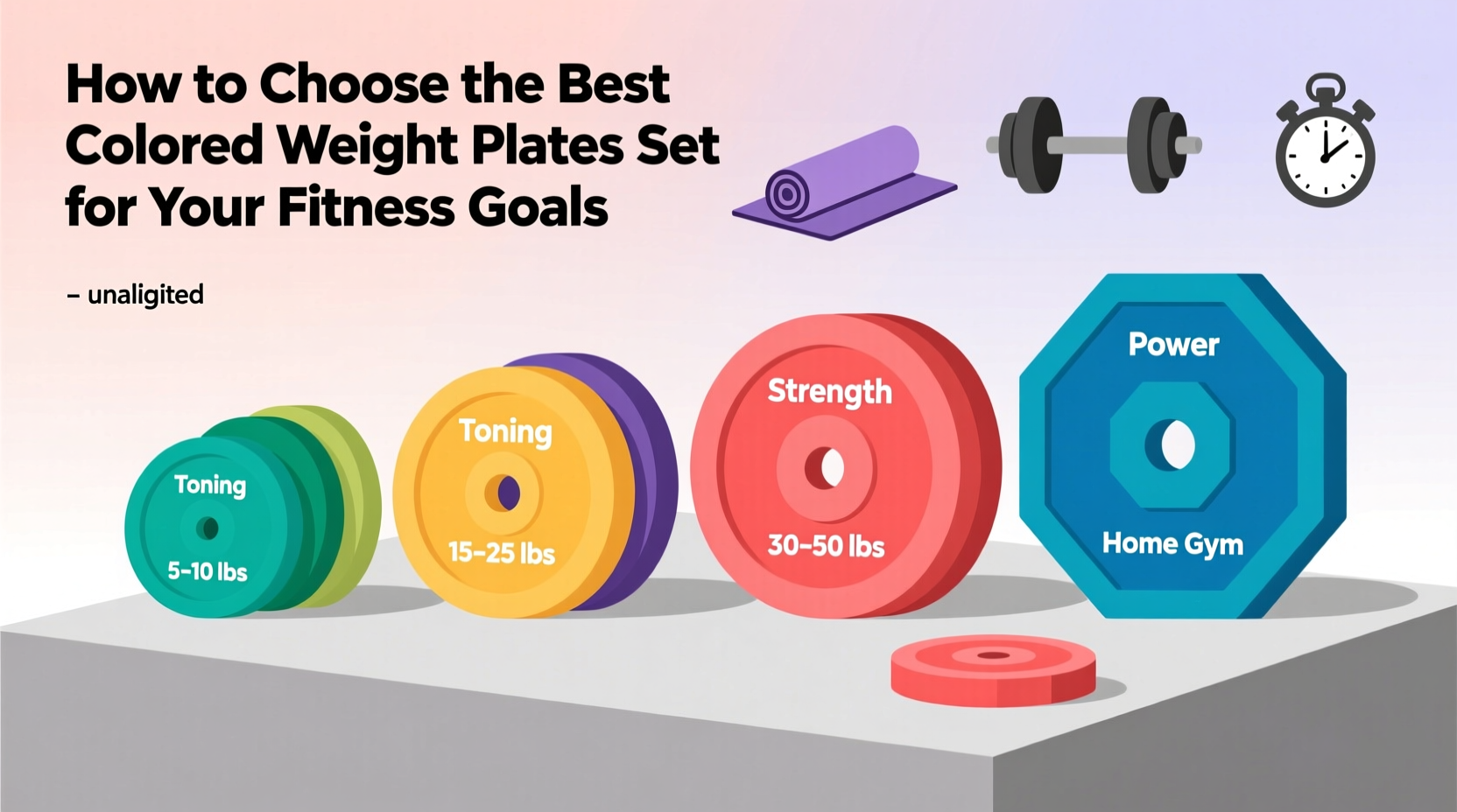 How to Choose the Best Colored Weight Plates Set for Your Fitness Goals