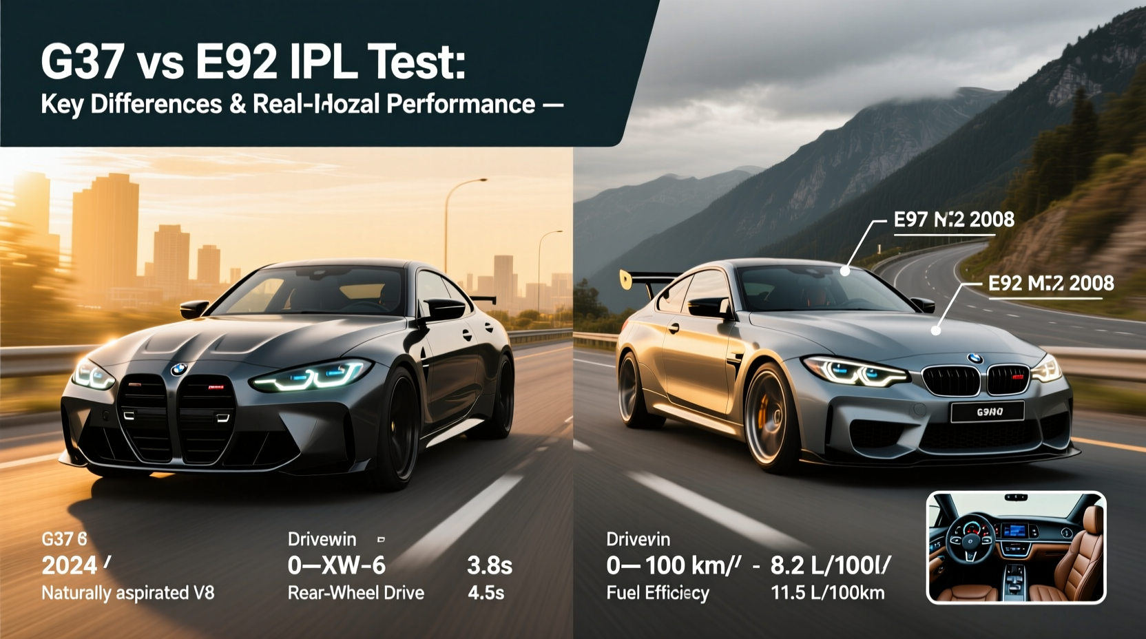 G37 vs E92 IPL Test: Key Differences & Real-World Performance