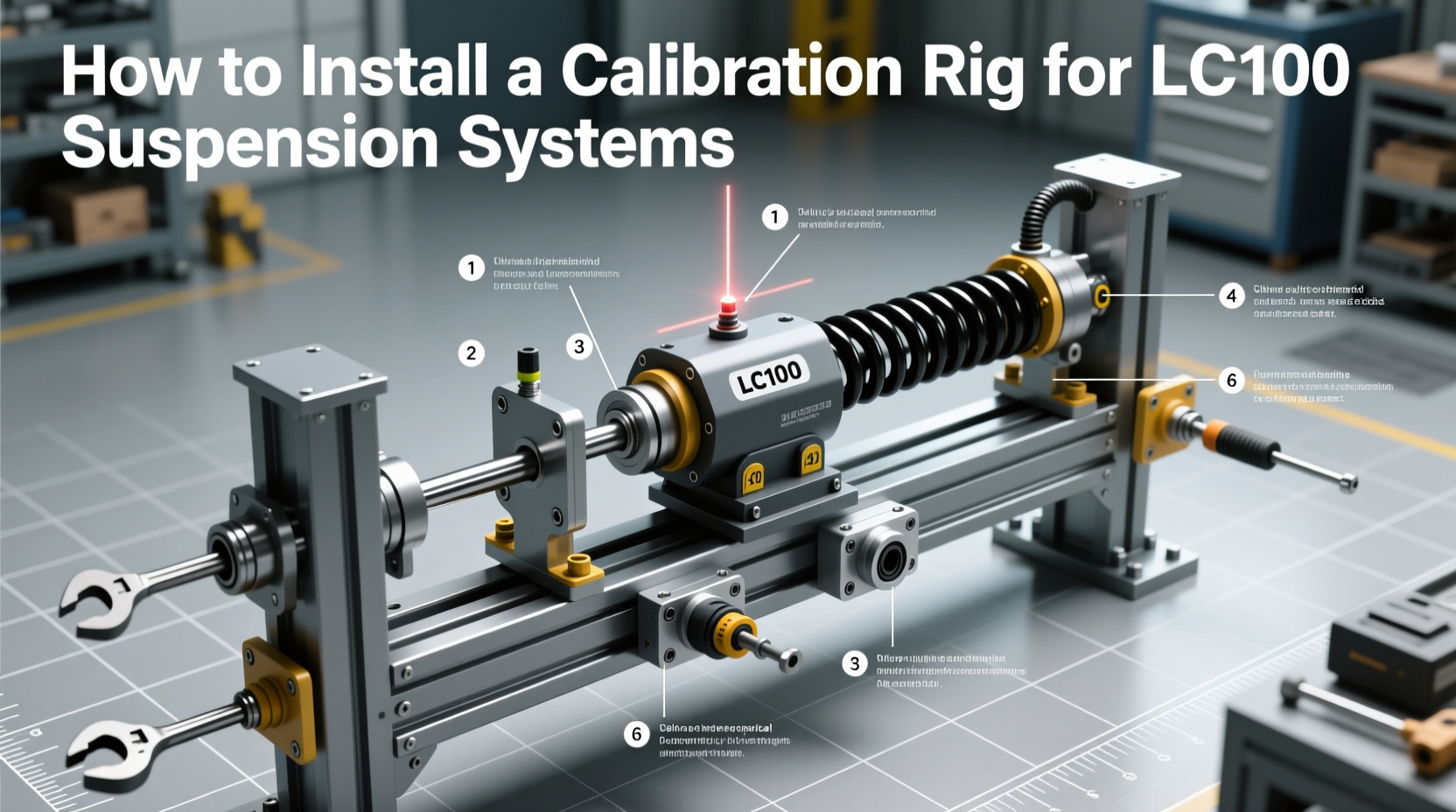 How to Install a Calibration Rig for LC100 Suspension Systems